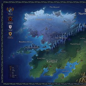 Lhodos world Map - Maps - Kanka