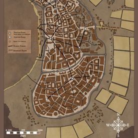 Citystate of Redmark Sewers Maps - Kanka
