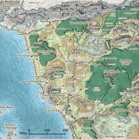 Map of the Wider Sword Coast Maps - Kanka