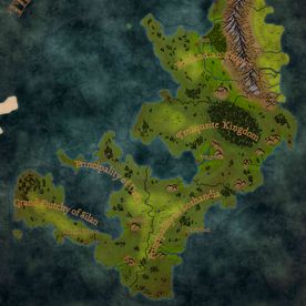 The Continent of Afen Maps - Kanka