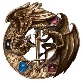 Brooch, Golden - Objects - Kanka