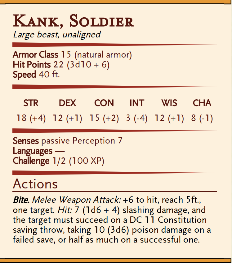 Kank - Creatures - Kanka