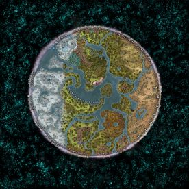 Rhea Colored (Continent Names) - Maps - Kanka