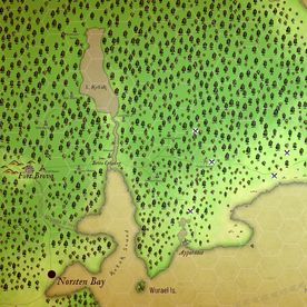 Host X Campaign Map of The Forsaken Strand - Maps - Kanka