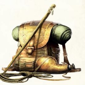 Mochila del viajero aventurero - Objects - Kanka